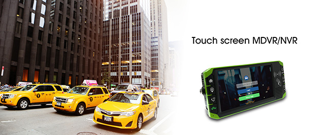 Taxi touch screen Mobile DVR and NVR,Icarvisions.com